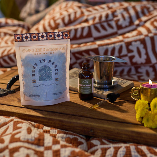 Rest in Peace Tea – Cedar Hill Homestead